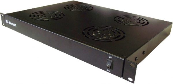 4-way rack mount fan unit CABFAN-FE-4R / FANRK4 – 123 Racks