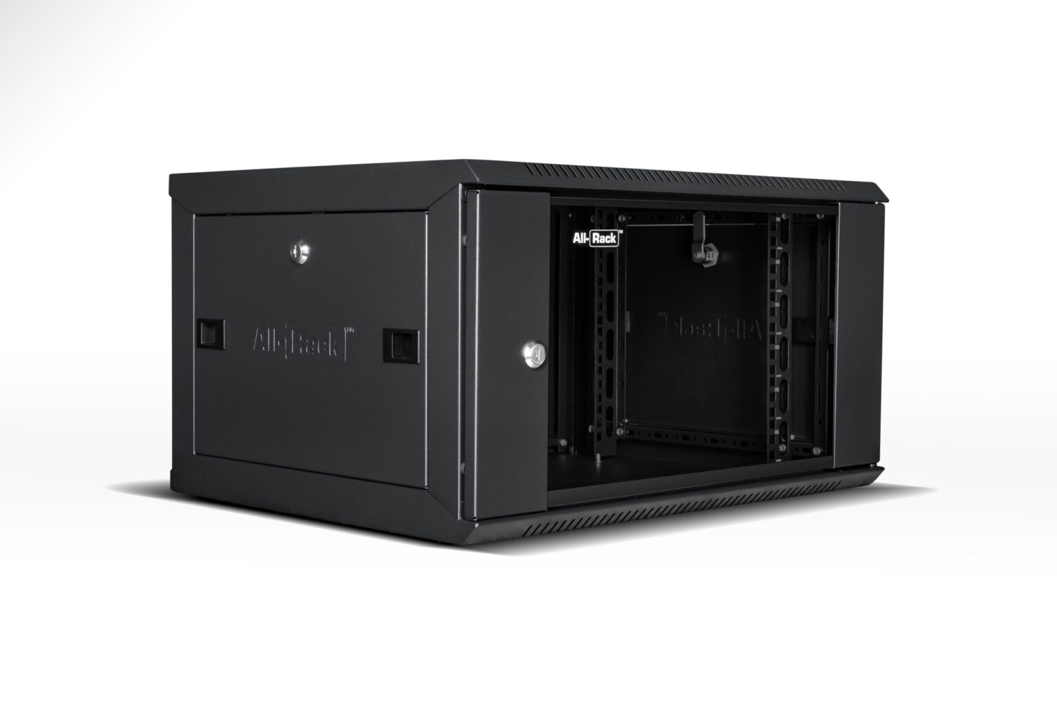 6u 300mm deep Allrack wall mount rack cabinet comms enclosure CAB6WB300 ...