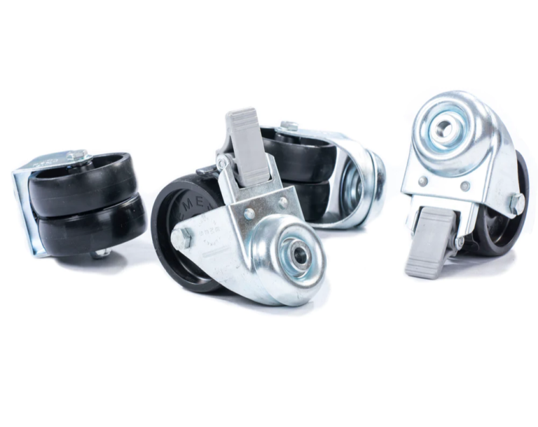 Heavy duty castors for comms rack cabinet server enclosure CAS-HD – 123 ...