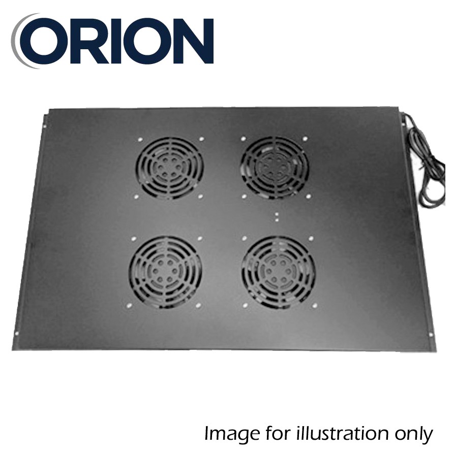 4-way fans roof fan tray for Orion racks FTRFM-4 – 123 Racks