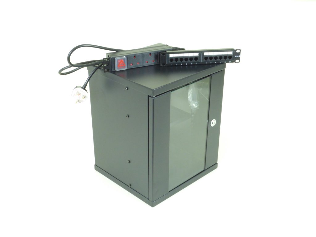 Allrack 10 inch 8u SOHO wall rack cabinet 325mm wide x 300mm deep ...