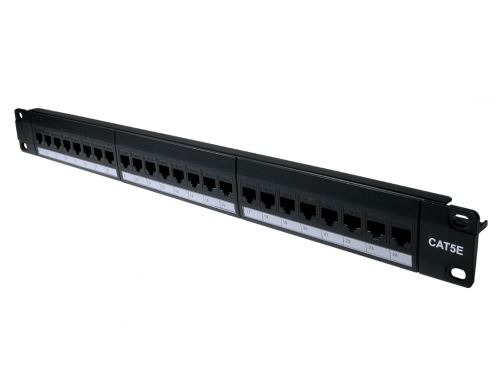 Cat5e in line pass through coupler patch panel PNL24COUP – 123 Racks