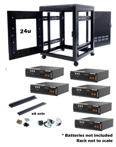 Rack Bundle for 6x Pylontech US3000 Home Batteries – FS24-6-6-6X-US3000 ...