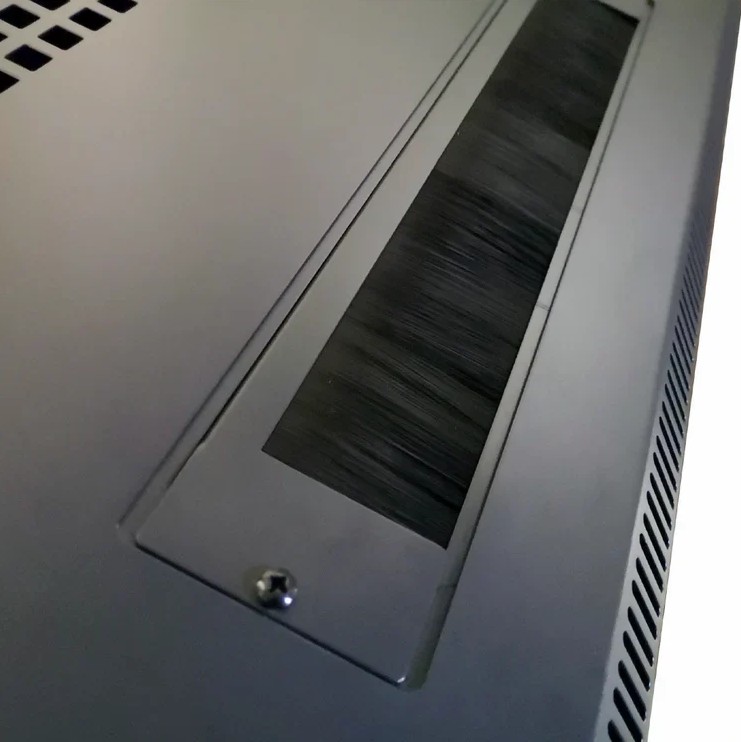 All-Rack floor cabinet cable entry brush strip BSPFB – 123 Racks