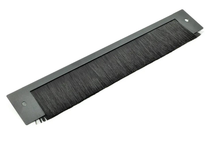 All-Rack floor cabinet cable entry brush strip BSPFB – 123 Racks